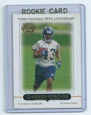 DARREN SPROLES TOPPS FOOTBALL ROOKIE CARD $$ | eBay