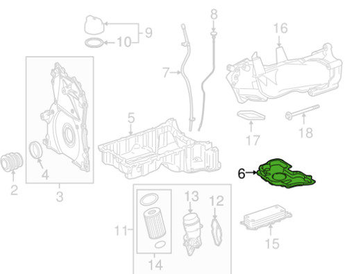 NEW MERCEDES BENZ M W166 ENGINE OIL PAN A6420102528 OEM | eBay