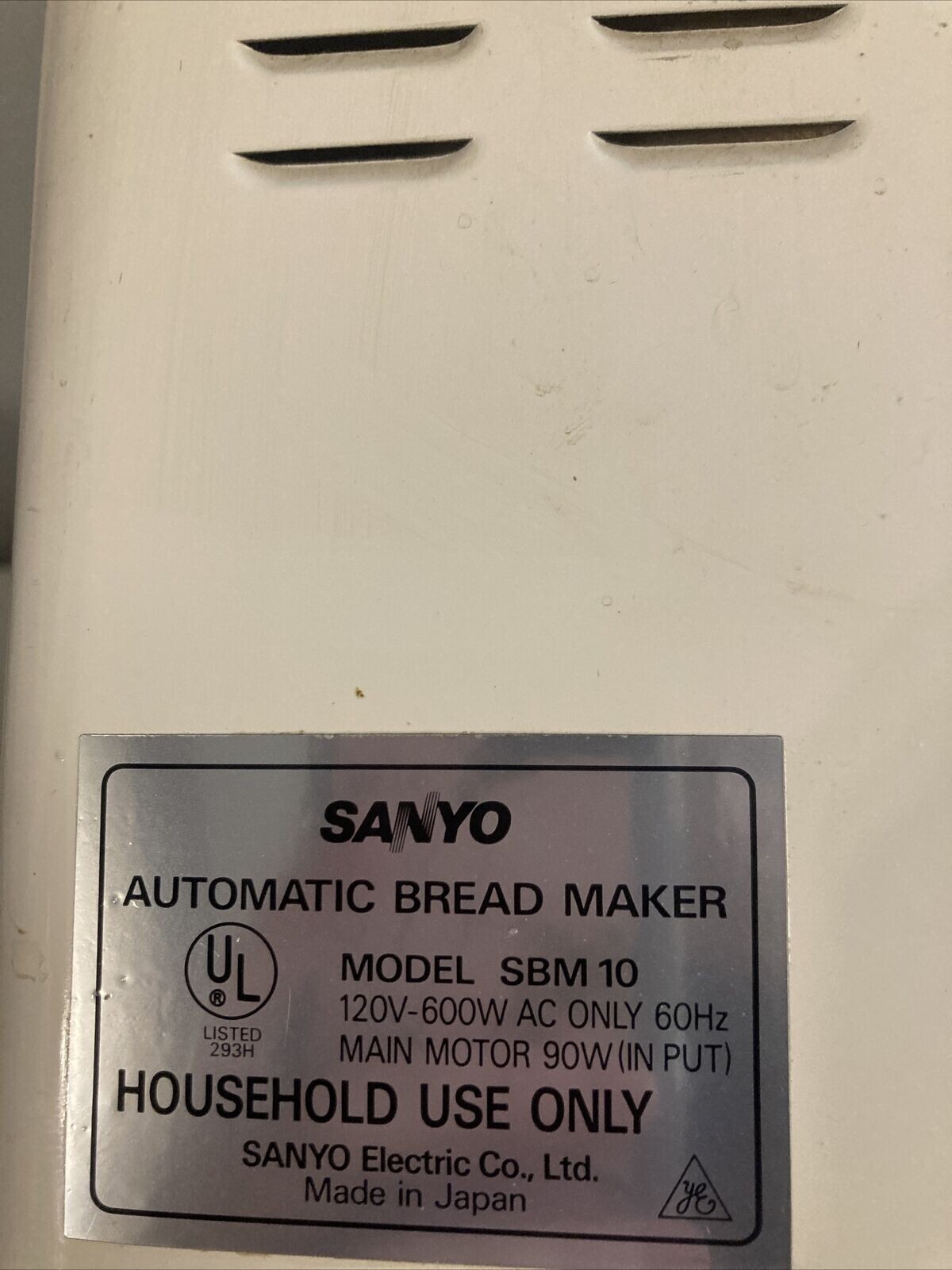 Heavy Duty Pan Seal Kit for Sanyo Bread Maker Model SBM10 & SBM11 ...