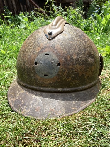original American 93rd division black soldier ww1 Adrian helmet with ...
