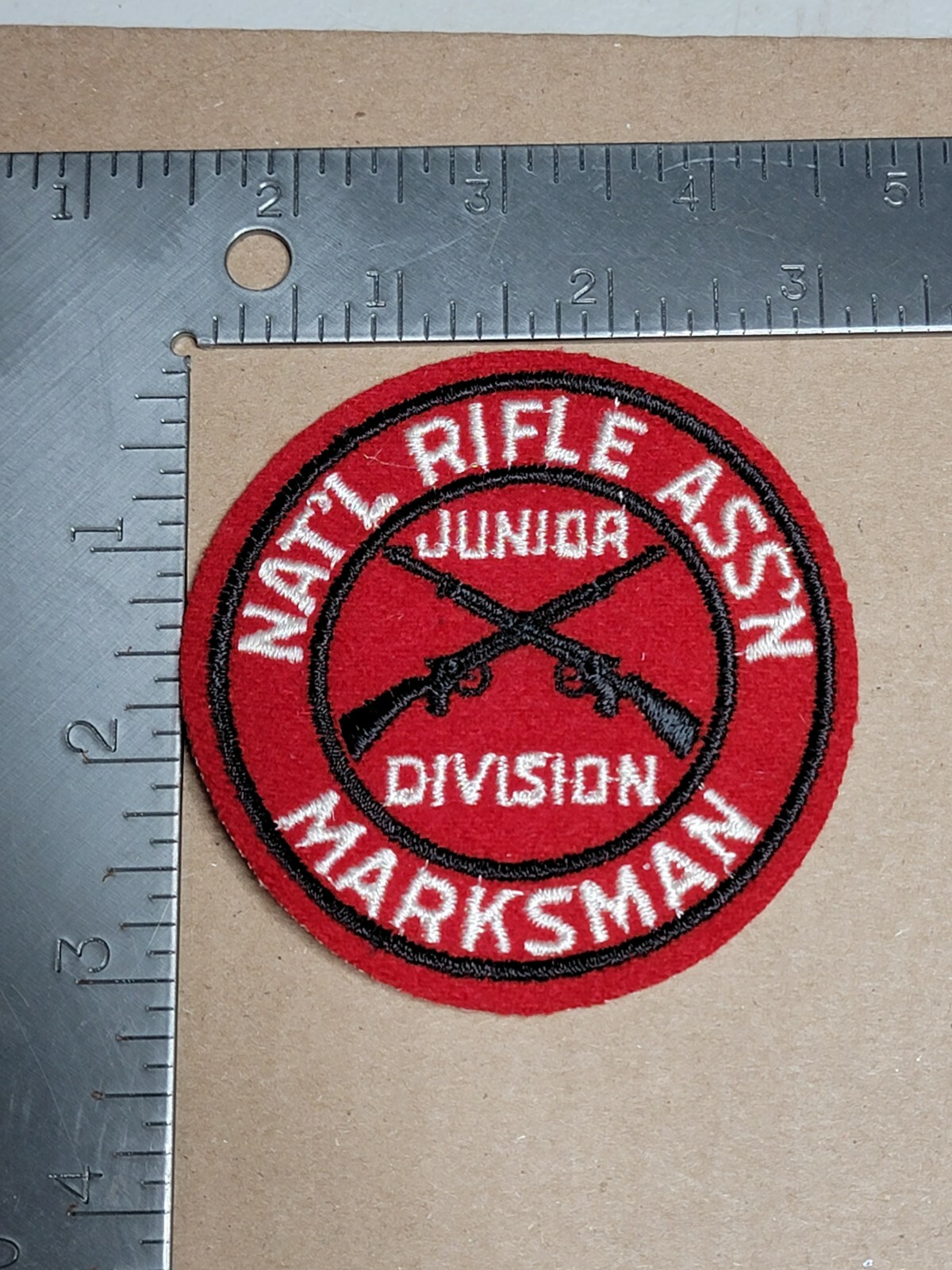 S National Rifle Association Junior Division Marksman patch vintage ...