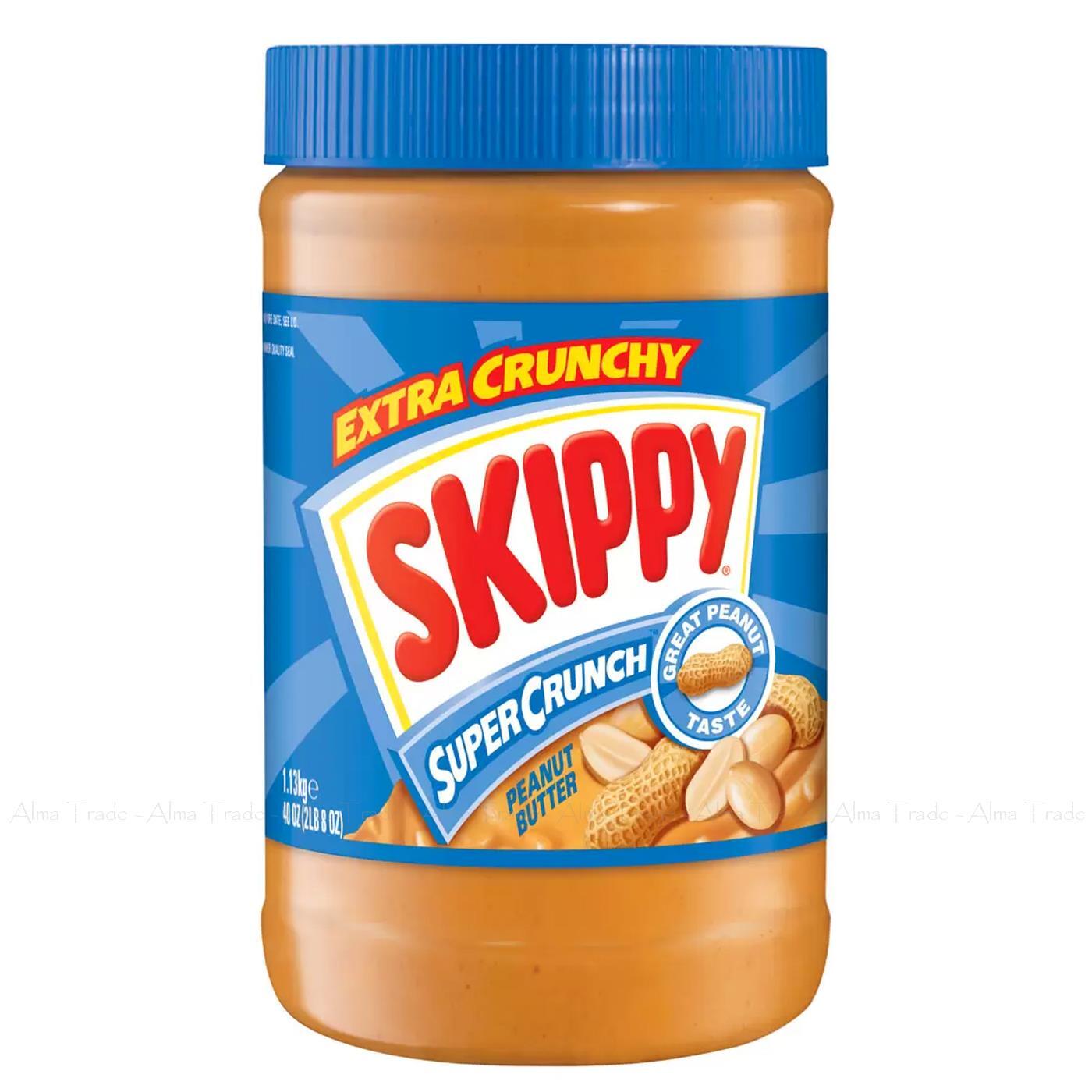 Skippy Extra Crunchy Peanut Butter Chunky Nut Spread American Large Jar ...