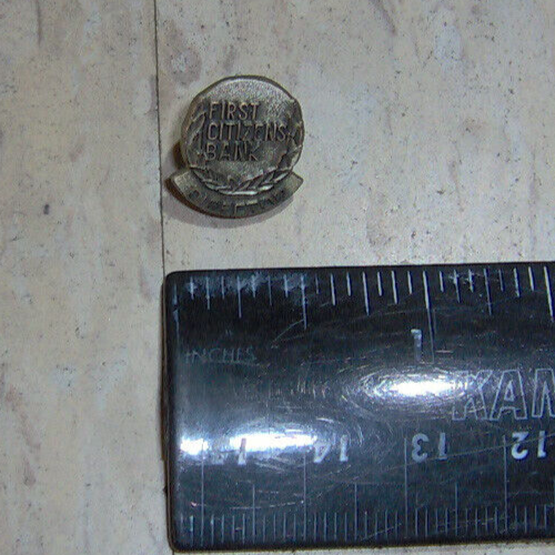 FIRST CITIZENS BANK DIRECTOR Lapel Pin badge dark gold color | eBay