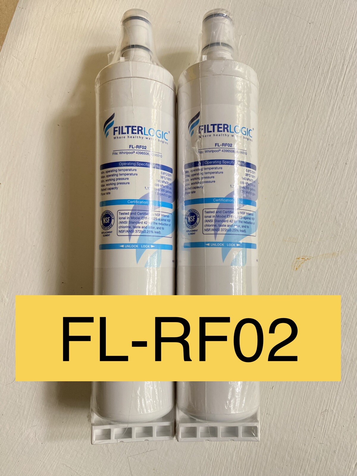 Set of 2 Filter Logic FL-RF02 Replacement Water Filters for sale online ...