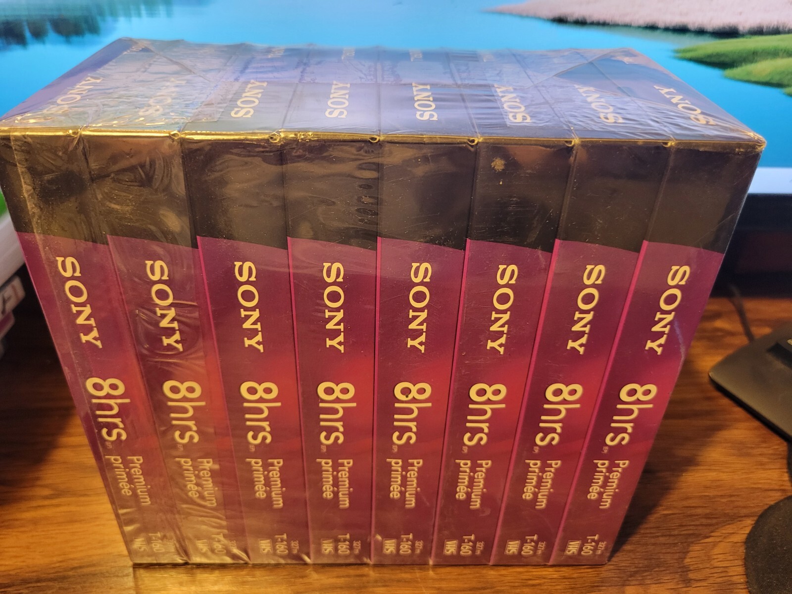 Sony T-160VL 8hrs Recordable VHS Video Tape (8-Pack) New, Sealed ...