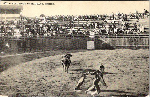 Bull Fight at TIJUANA, Mexico Postcard - E.P. Charlton & CO. | eBay
