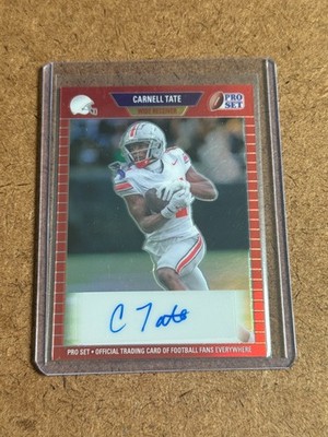 2024 Leaf Metal Pro Set CARNELL TATE Ohio State Buckeyes AUTOGRAPHED ...