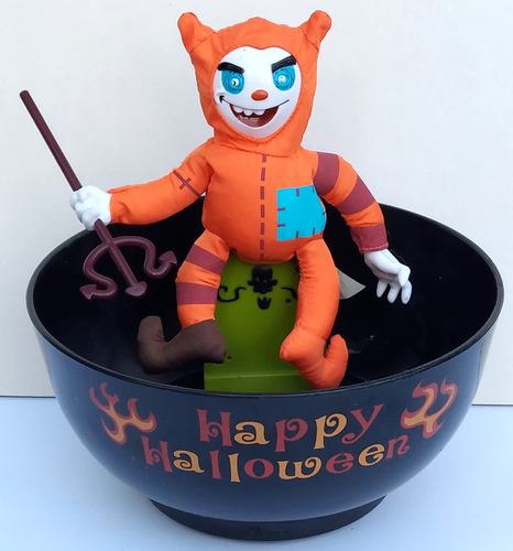 Gemmy Animated Grave, Raver, Devil Halloween candy dish bowl 2009 ...