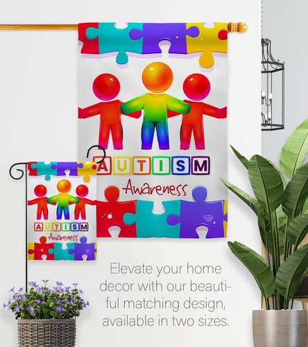 Support Autism House Flag - Pack Awareness Inspirational Survivor ...