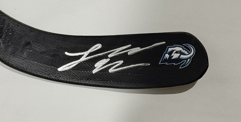 LOGAN COOLEY SIGNED HOCKEY STICK UTAH MAMMOTH NHL STAR PROOF JSA COA | eBay