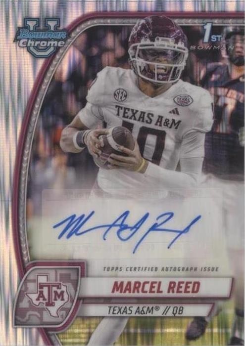 2024 Bowman University Chrome - Chrome Prospect Autographs Marcel Reed ...