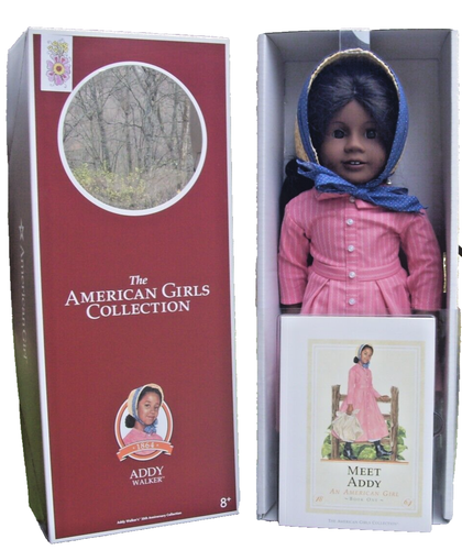 NIB American Girl Addy Walker Doll Book & Accessories 35th Anniversary ...