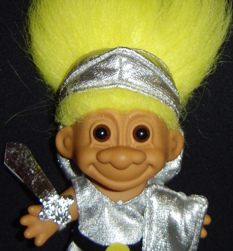 GLADIATOR KNIGHT IN ARMOR 5" Russ Troll Doll NEW Rare - Hard to Find | eBay