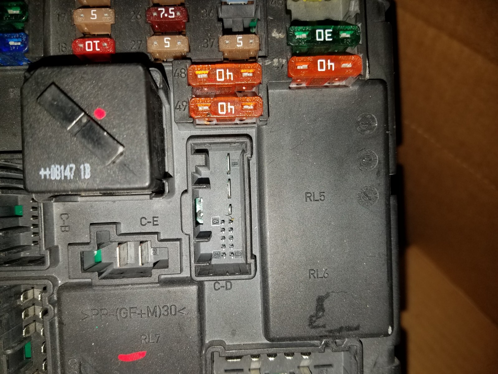 2007-2013 MINI COOPER S R56 POWER DISTRIBUTION FUSE JUNCTION BOX JBE ...