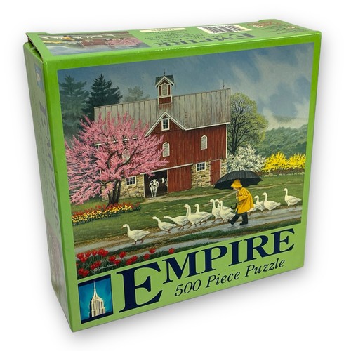 500 Piece Puzzle Puddle Jumpers Empire 16" x 20" Ducks Barn Farm ...