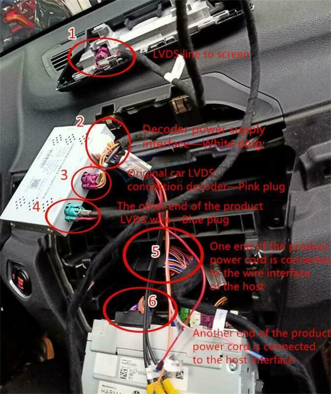 For BMW Interface Car CameraReverse image NBT System W/ 6PIN Camera ...