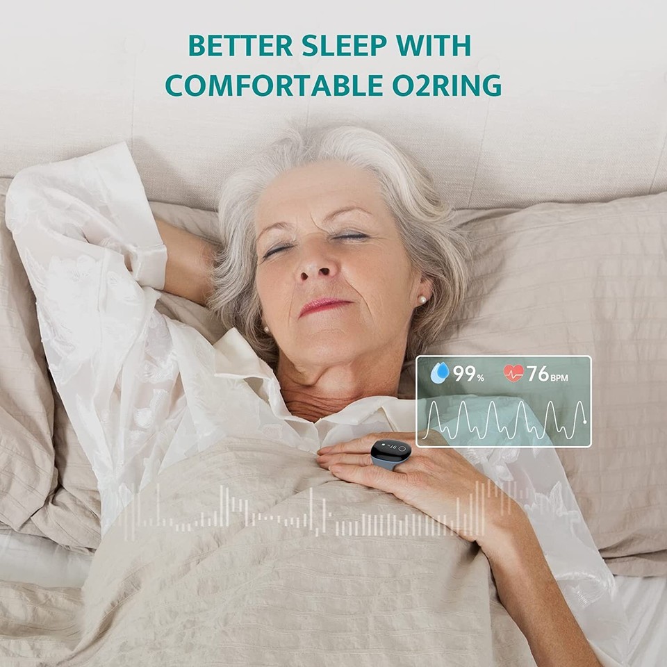 Wellue O2Ring™ Wearable Ring Oxygen Monitor-Sleep with Peace of Mind | eBay