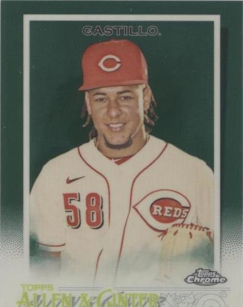 2020 Topps Allen & Ginter Chrome - Green Refractor #270 Luis Castillo ...