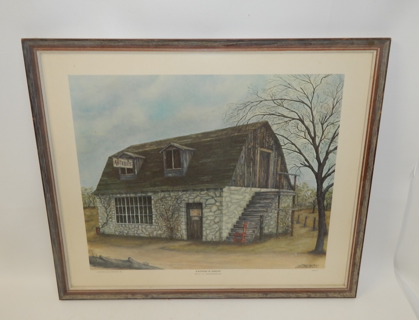 C G Morehead Signed Limited Edition Framed Print "Antique Shop" | eBay
