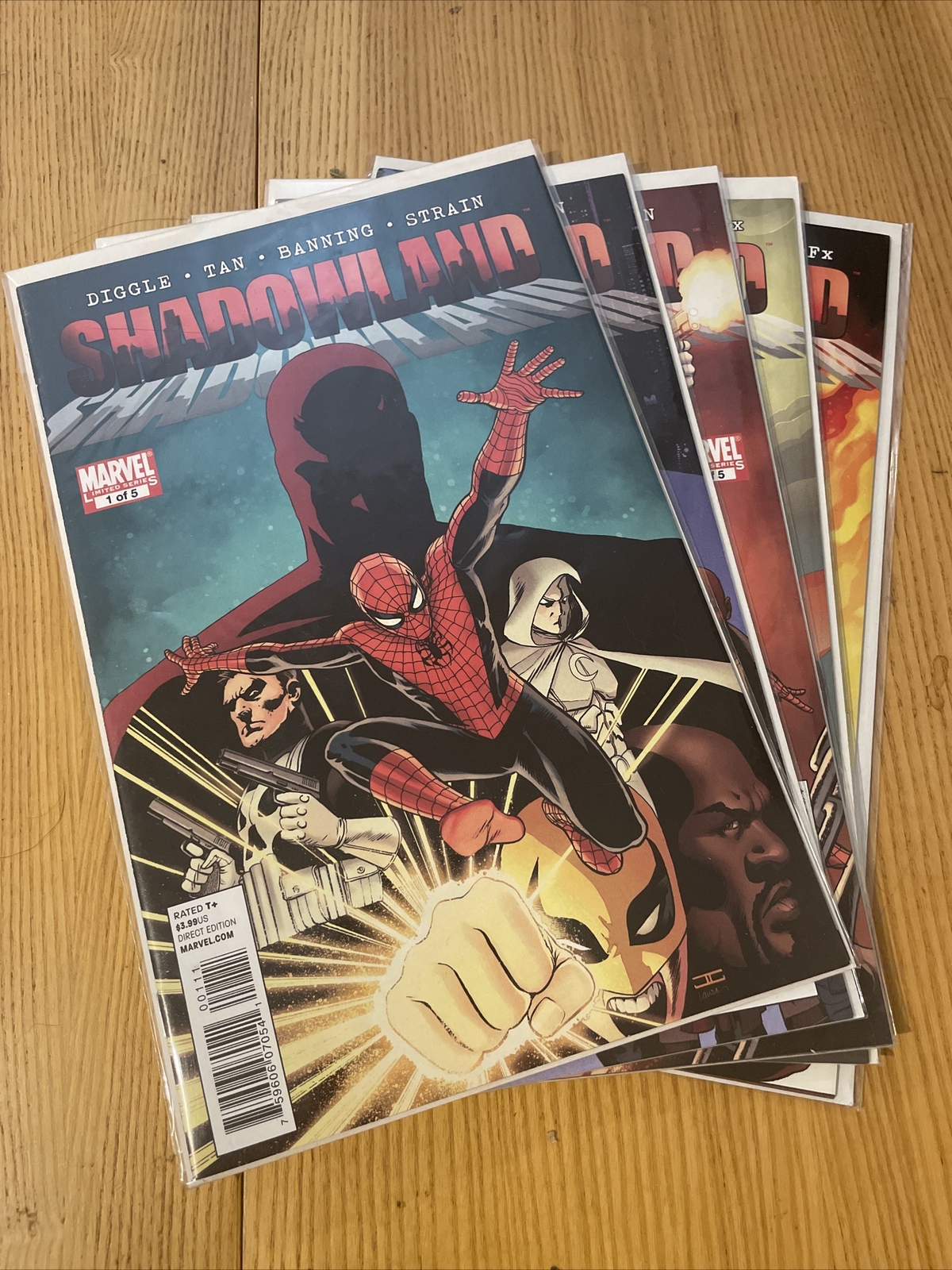 SHADOWLAND #1-5 (Daredevil, Moon Knight, Punisher) High Quality ...