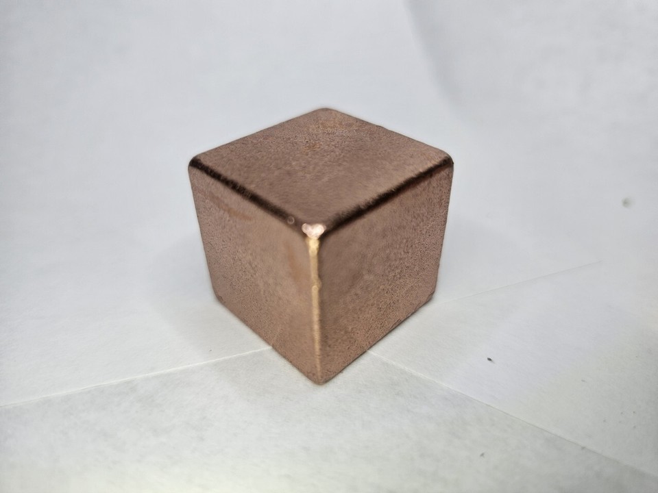 1.5 Inch Square Solid Copper Cube - Brushed Finish | eBay