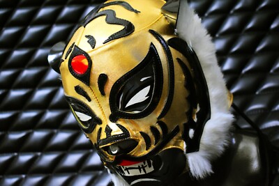 TIGER MASK WRESTLING MASK LUCHADOR WRESTLER LUCHA LIBRE MEXICAN COSTUME ...