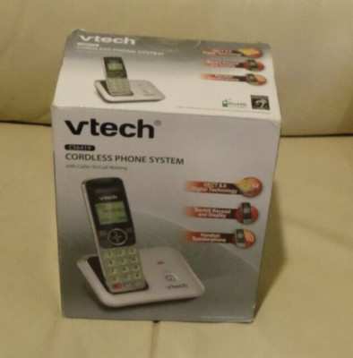 Vtech CS6419 Cordless Phone System, Handset Speakerphone | eBay