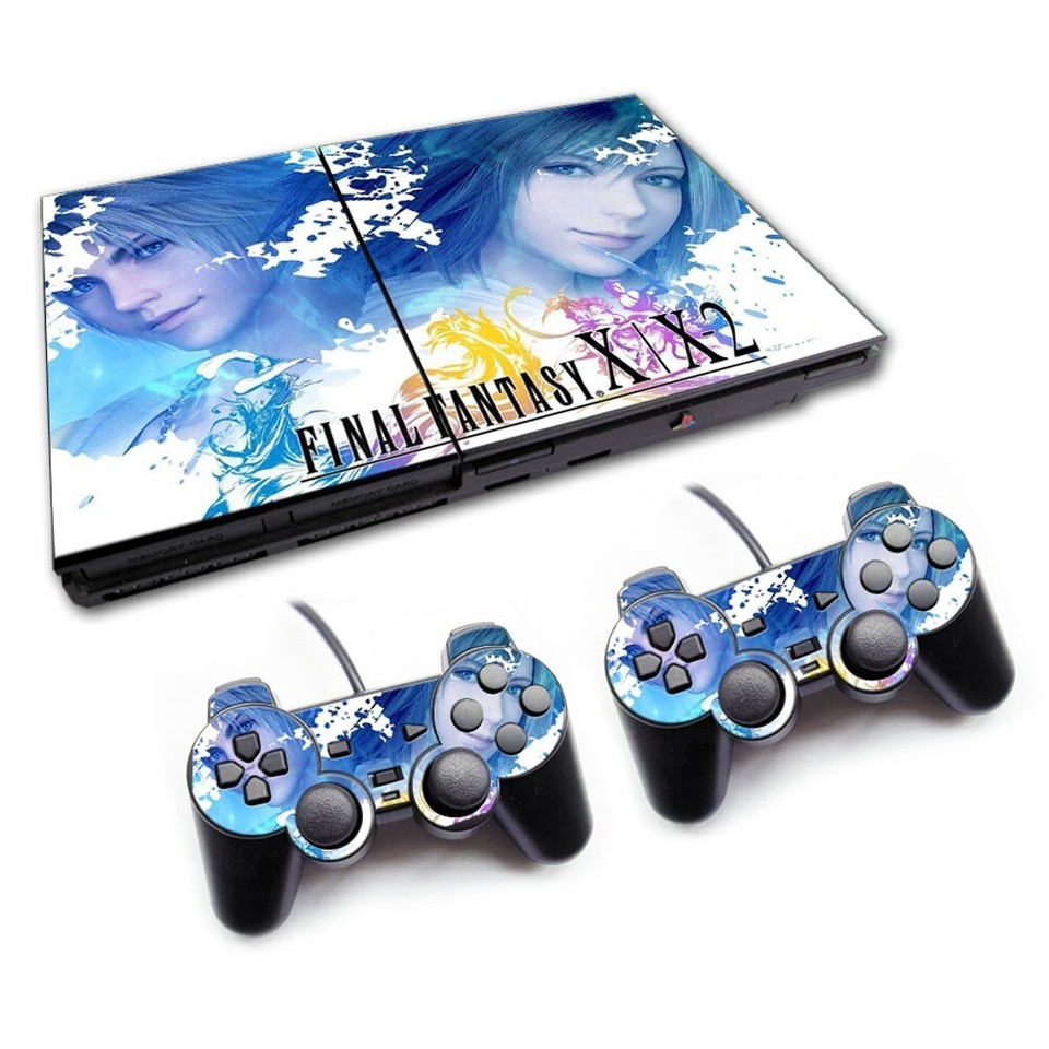 Sticker Skin For PS2 SLIM Console Wrap Vinyl + Controller | eBay