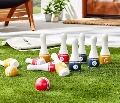 Wood Lawn Bowling Set 12pc - Hearth & Hand with Magnolia | eBay