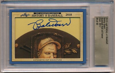 2018 Leaf History of Baseball BOBBY DOERR Auto AUTOGRAPH Red Sox 39/60 ...