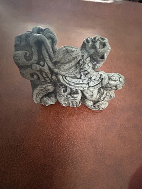 Pair Of Ghouls Gargoyles Grey Stone Spirited Haunted Protective Statue ...