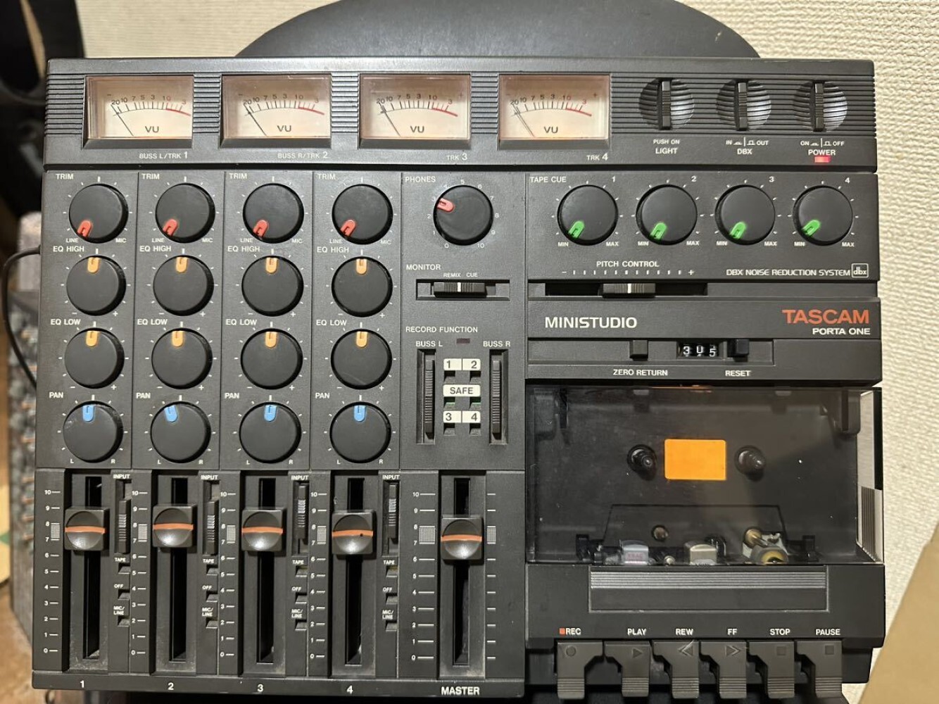 Tascam Porta One Mini Studio MTR Vintage with Power Cord FEDEX | eBay