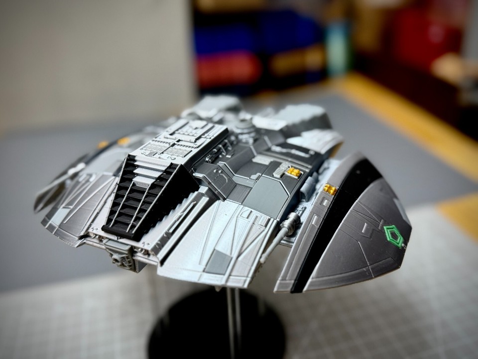 Battlestar Galactica 1978 Cylon Raider TOS Classic (CHROME 10 in.) | eBay