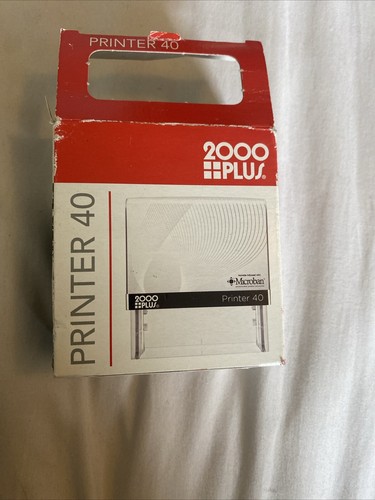 2000 Plus - Printer 40 - Stamper ONLY UNUSED | eBay