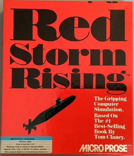 Red Storm Rising Computer Simulation Based on Book by Tom Clancy | eBay