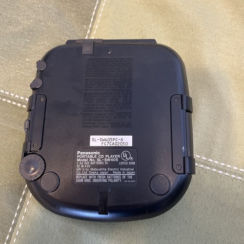 Vintage Late 90s Panasonic ShockWave SL-SW405 Mash Portable CD Player ...