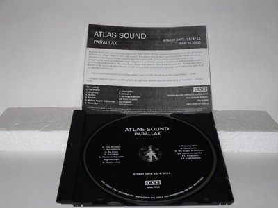 Atlas Sound - Parallax Promotional ONLY CD - CAD 3130CD ** Free ...