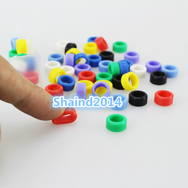 50pcs Dental Silicone Instrument Color CODE RING autoclavable Large ...