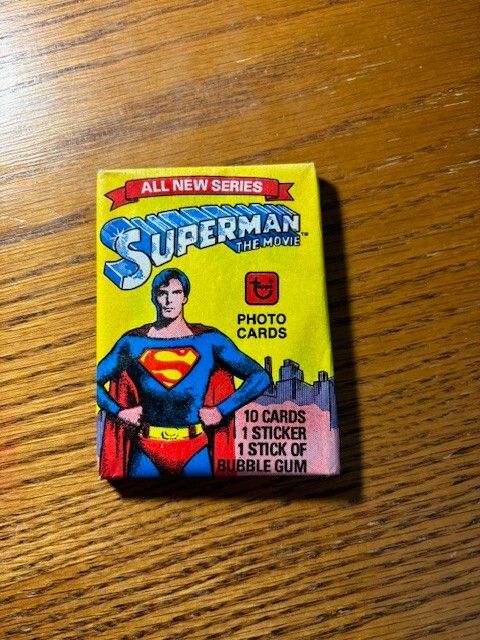 1978 Topps SUPERMAN The Movie Sealed Wax Pack x 1 | eBay
