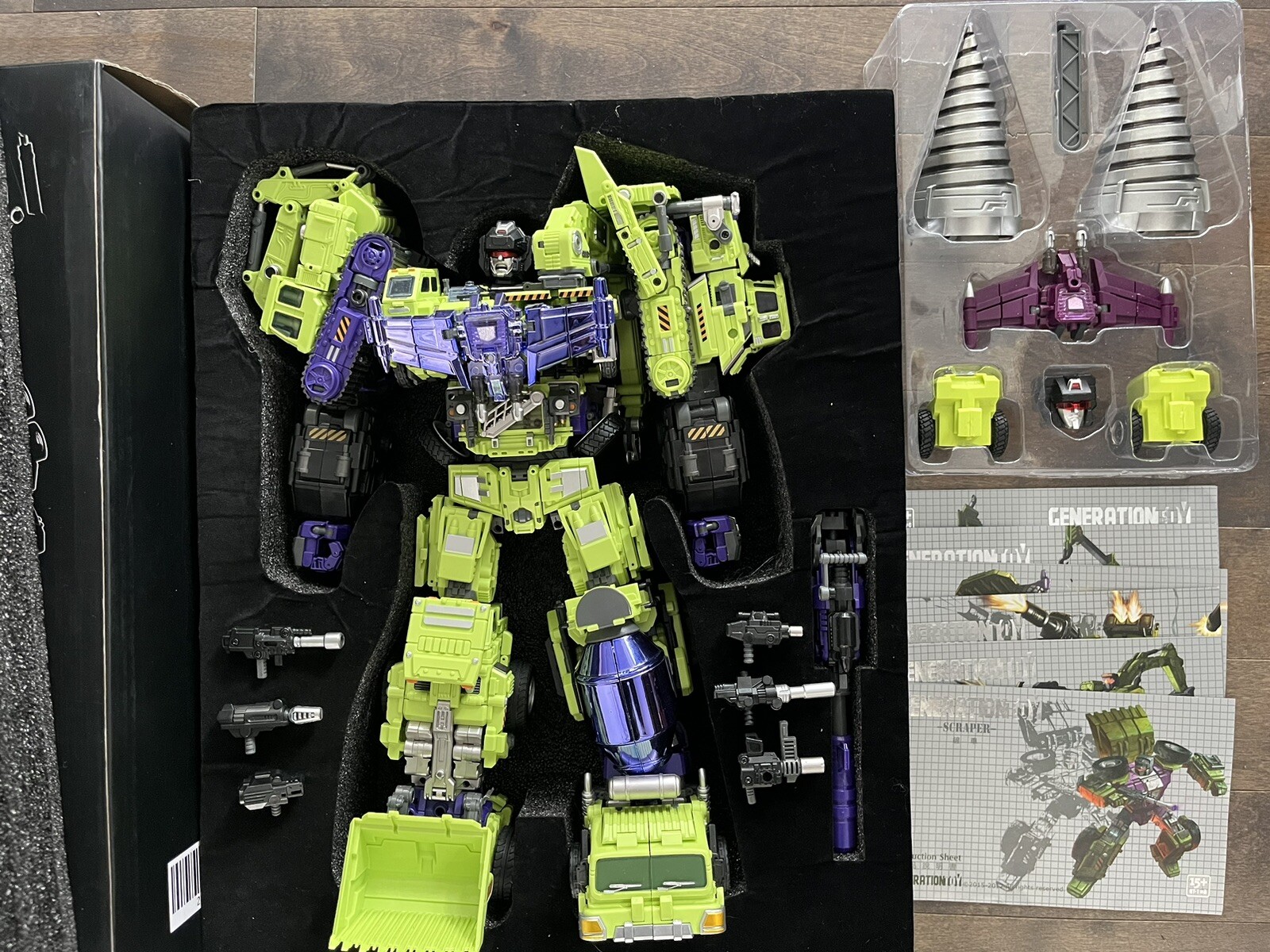 Authentic Generation Toy Limited Gravity Builder GT-99+9 Upgrade ...