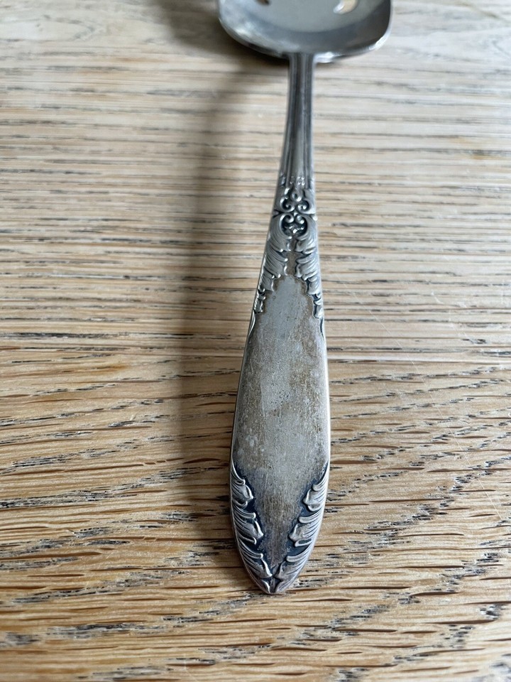 VINTAGE KING EDWARD CAKE SLICE ETCHED CUT OUT SILVER PLATE | eBay