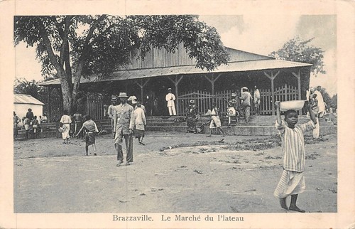 CPA Brazzaville le marché du plateau (République du Congo) (288558) | eBay