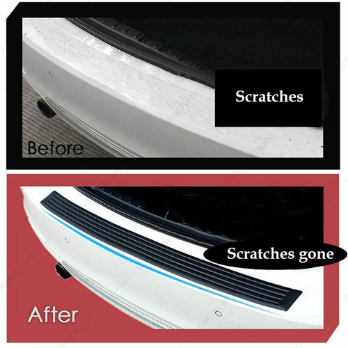 Car Rear Trunk Sill Pad Bumper Protector Guard Rubber Trim Anti-Scratch ...