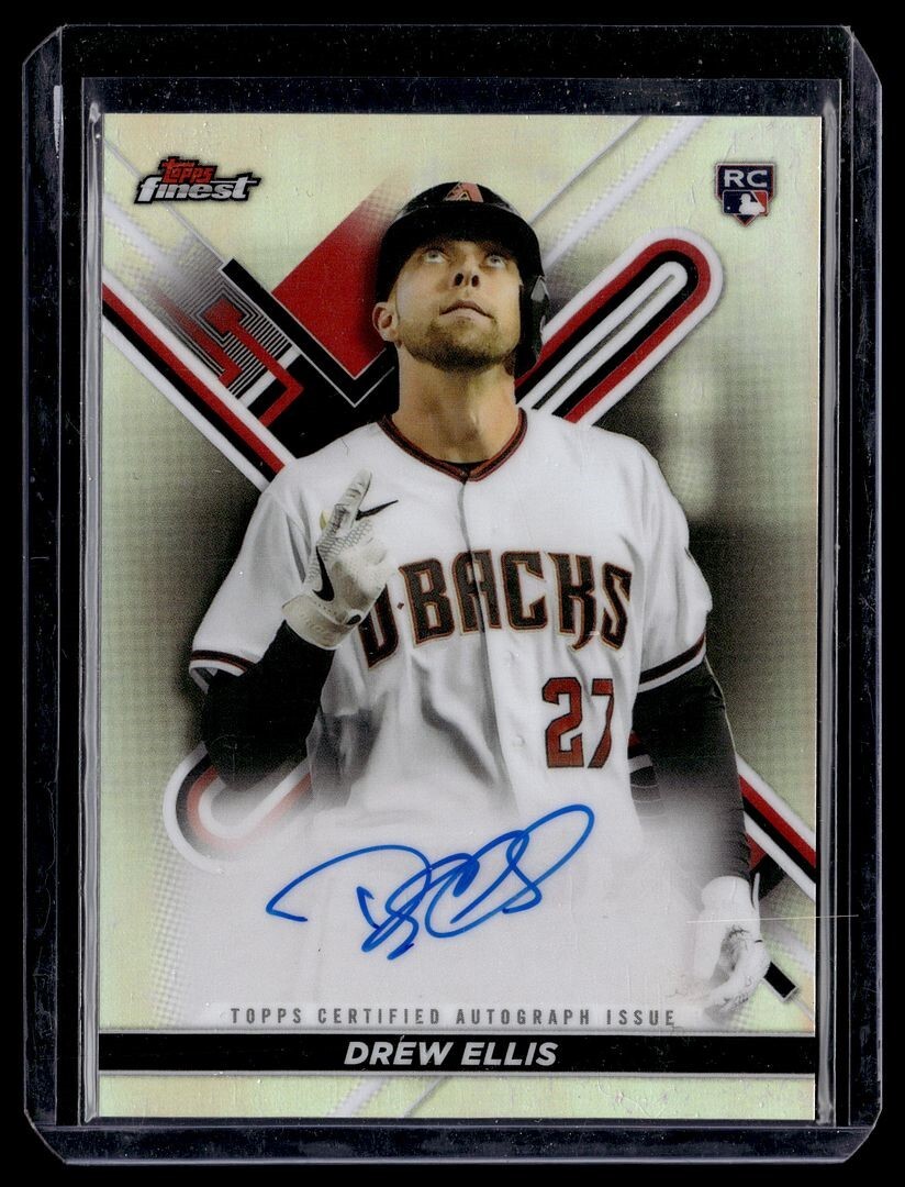 2022 FINEST ROOKIE AUTO DREW ELLIS DBACKS | eBay