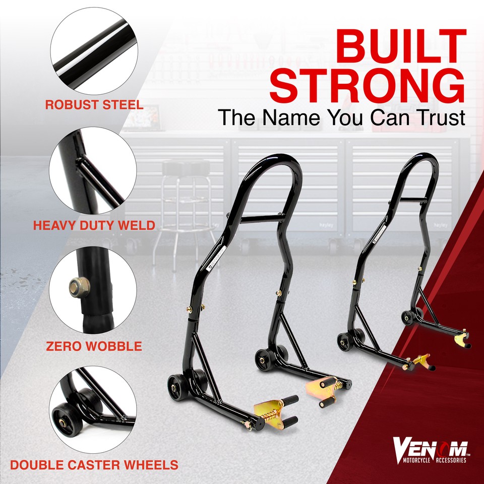 Motorcycle Front+Rear Dual Lift Stand For Suzuki GSX 1300R Hayabusa ...