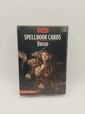 Dungeons and Dragons D&D5E RPG Druid Spellbook Cards (131 cards) | eBay
