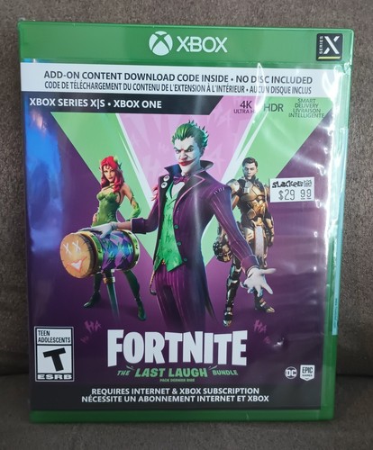 FORTNITE Last Laugh Bundle XBOX ONE Series X S (Code in Case) Brand New ...