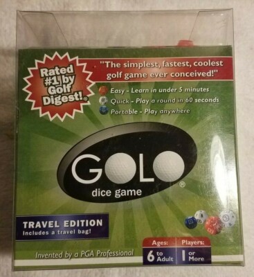 GOLO Golf Dice Game | For Golfers, Families, and Kids | Portable Fun ...
