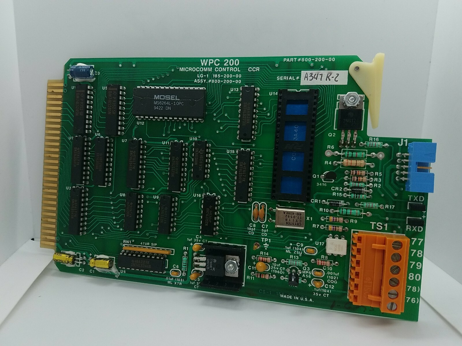 Web Printing Controls 800-200-00 Microcomm Control. 185-200-00 WPC200 ...