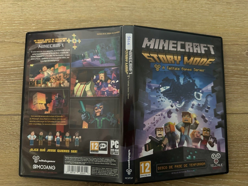 MINECRAFT Story Mode PC DVD English Espana FREE REGION CIB | eBay